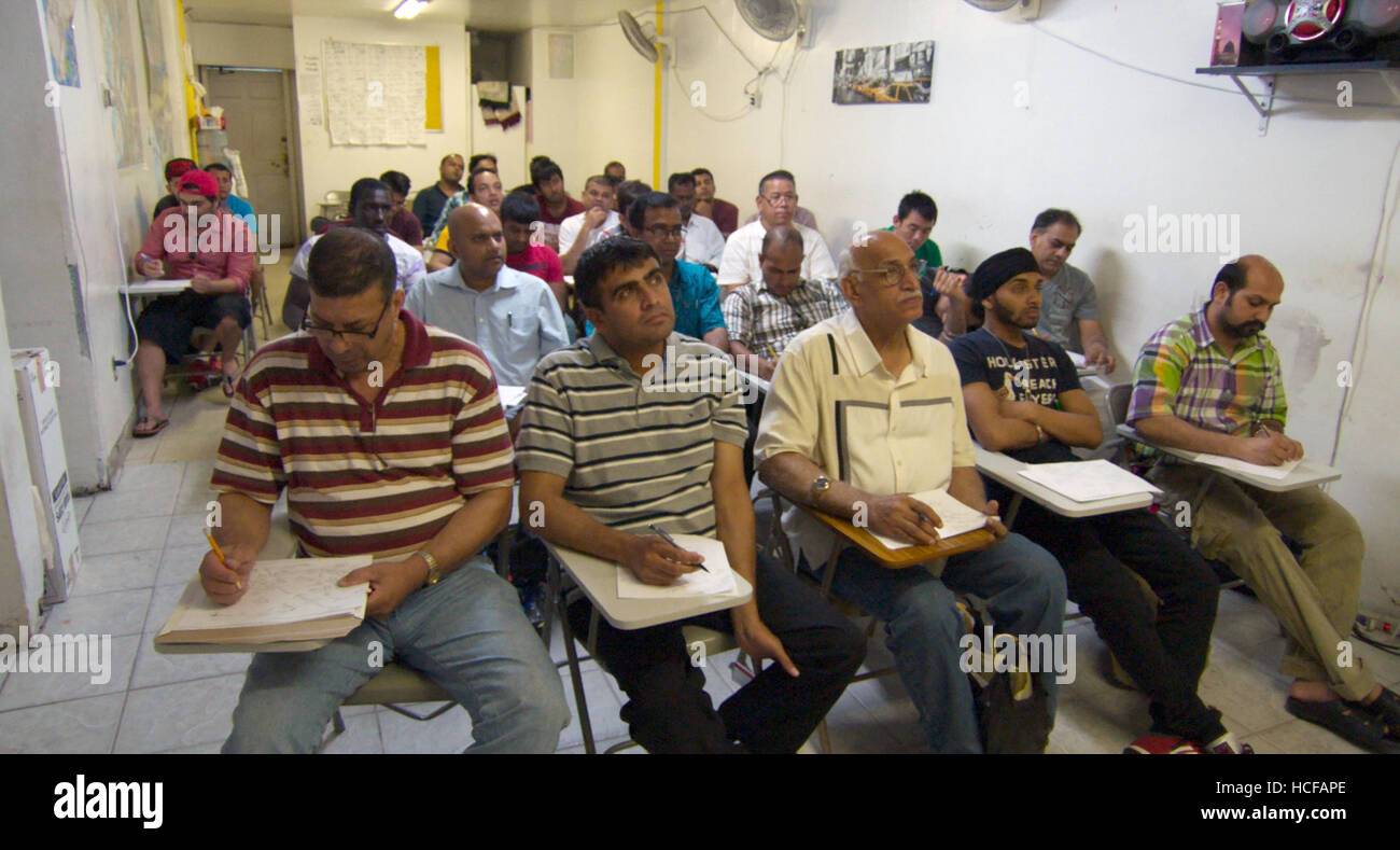IN JACKSON HEIGHTS, taxi tutoring, 2015. ©Zipporah Films/Courtesy ...