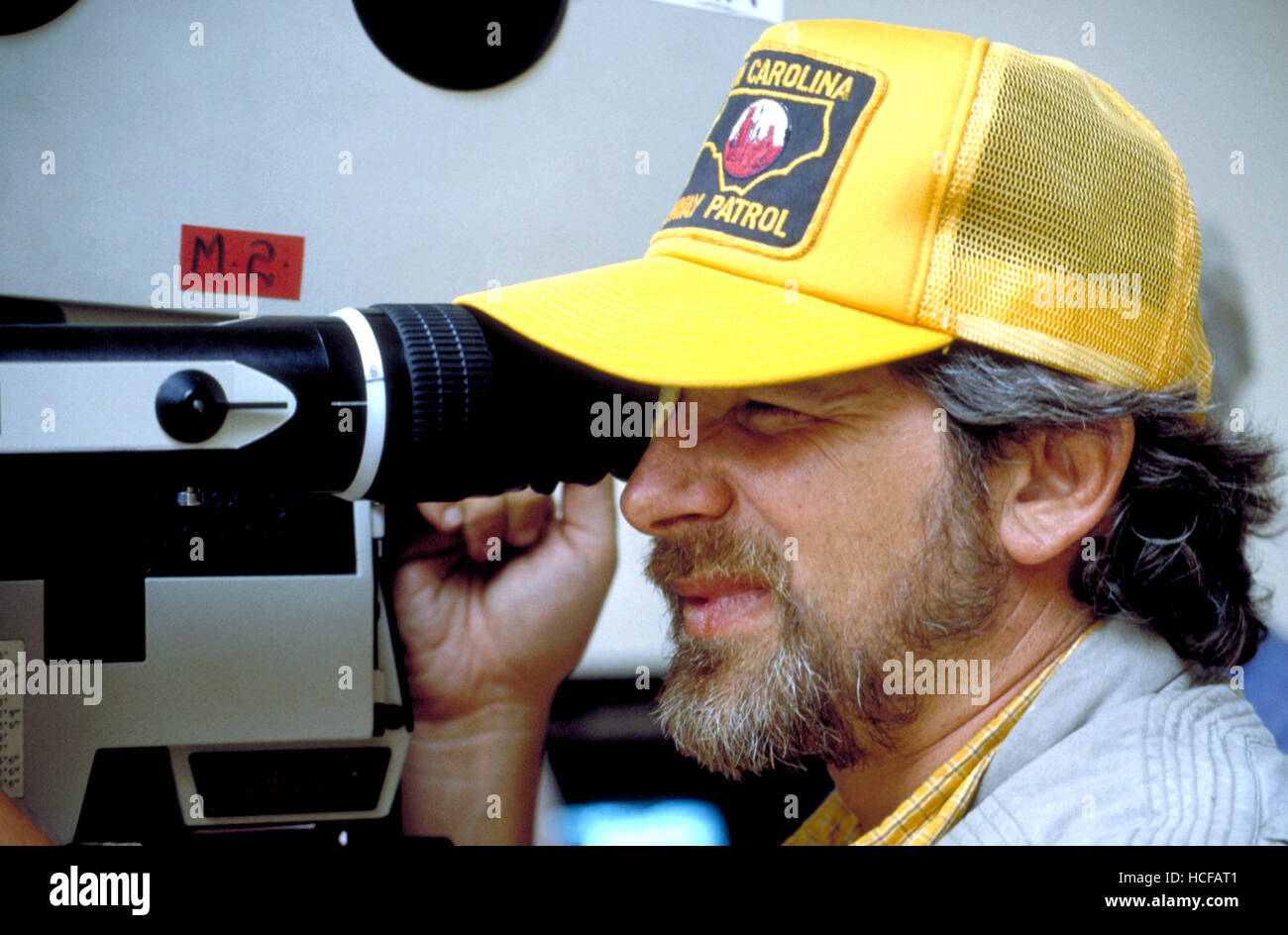 Director Steven Spielberg on the set of INDIANA JONES AND THE LAST ...