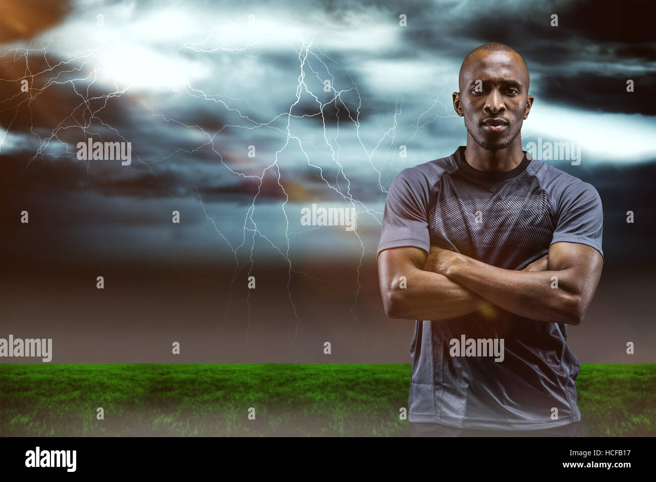 Large portrait male athlete hi-res stock photography and images - Alamy