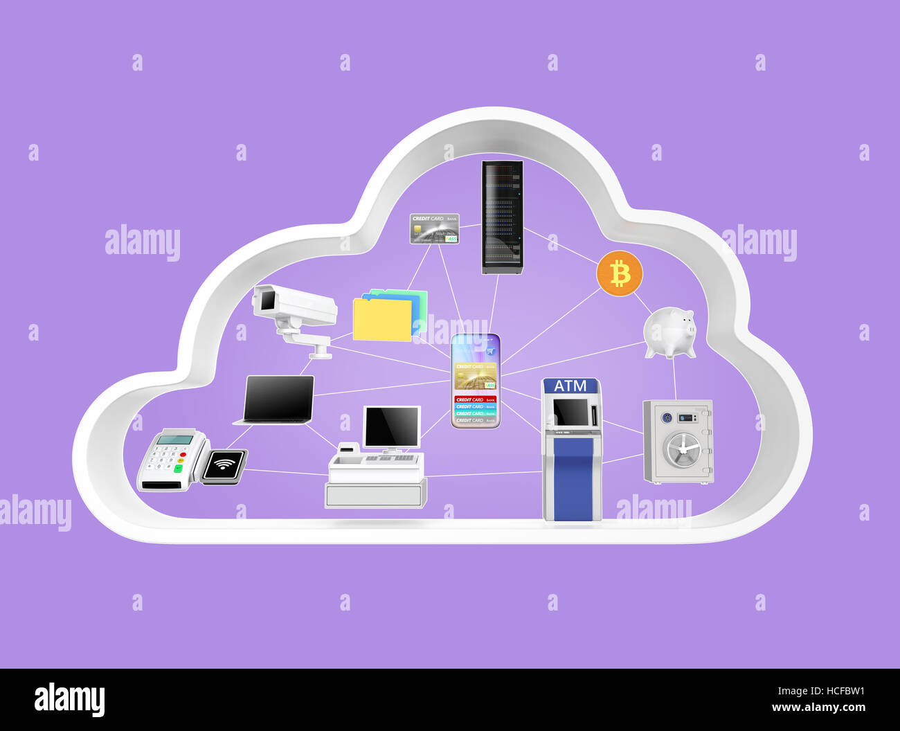 Fintech network hi-res stock photography and images - Alamy