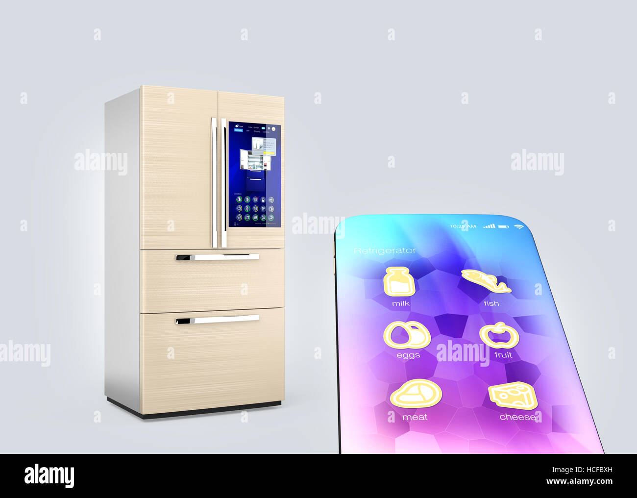 Smart fridge hi-res stock photography and images - Alamy