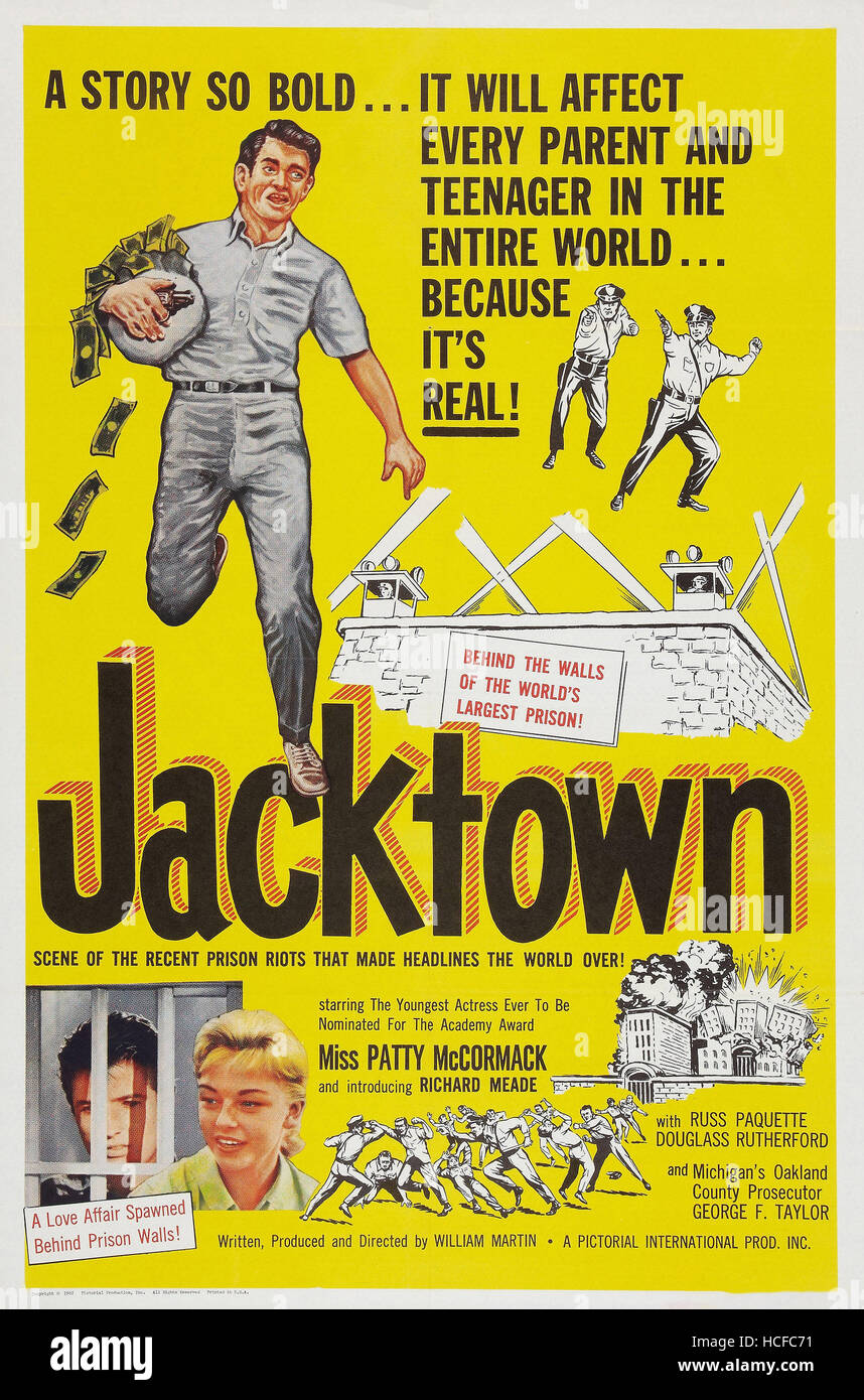 JACKTOWN, US poster art, bottom second left: Patty McCormack, 1962 Stock Photo - Alamy