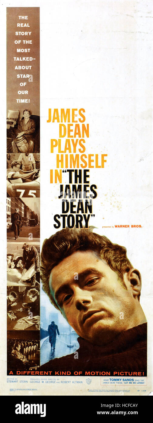 THE JAMES DEAN STORY, James Dean, 1957 Stock Photo - Alamy