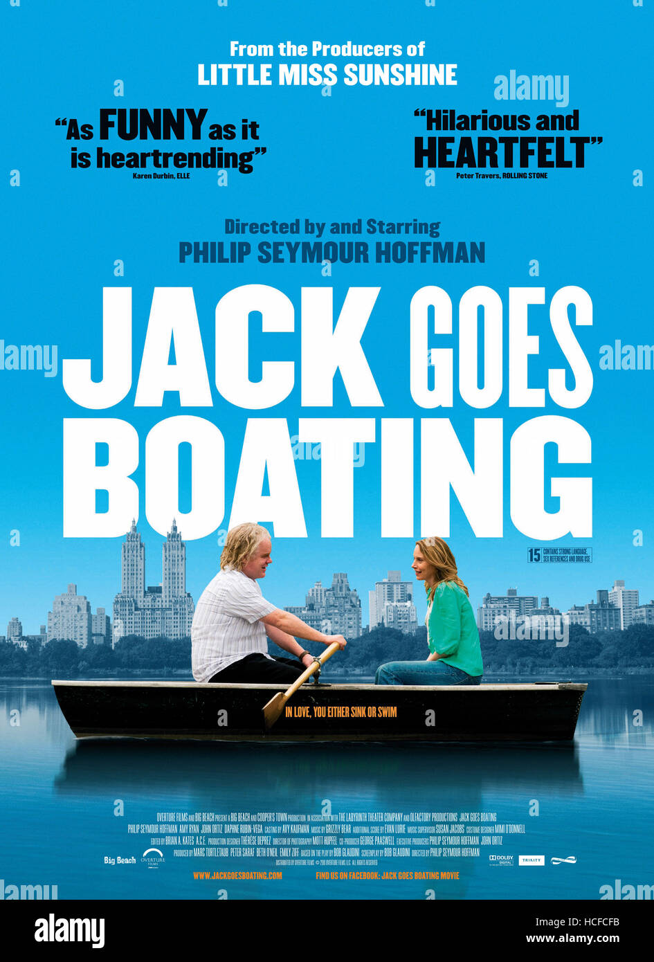 JACK GOES BOATING, British poster art, from left: Philip Seymour ...