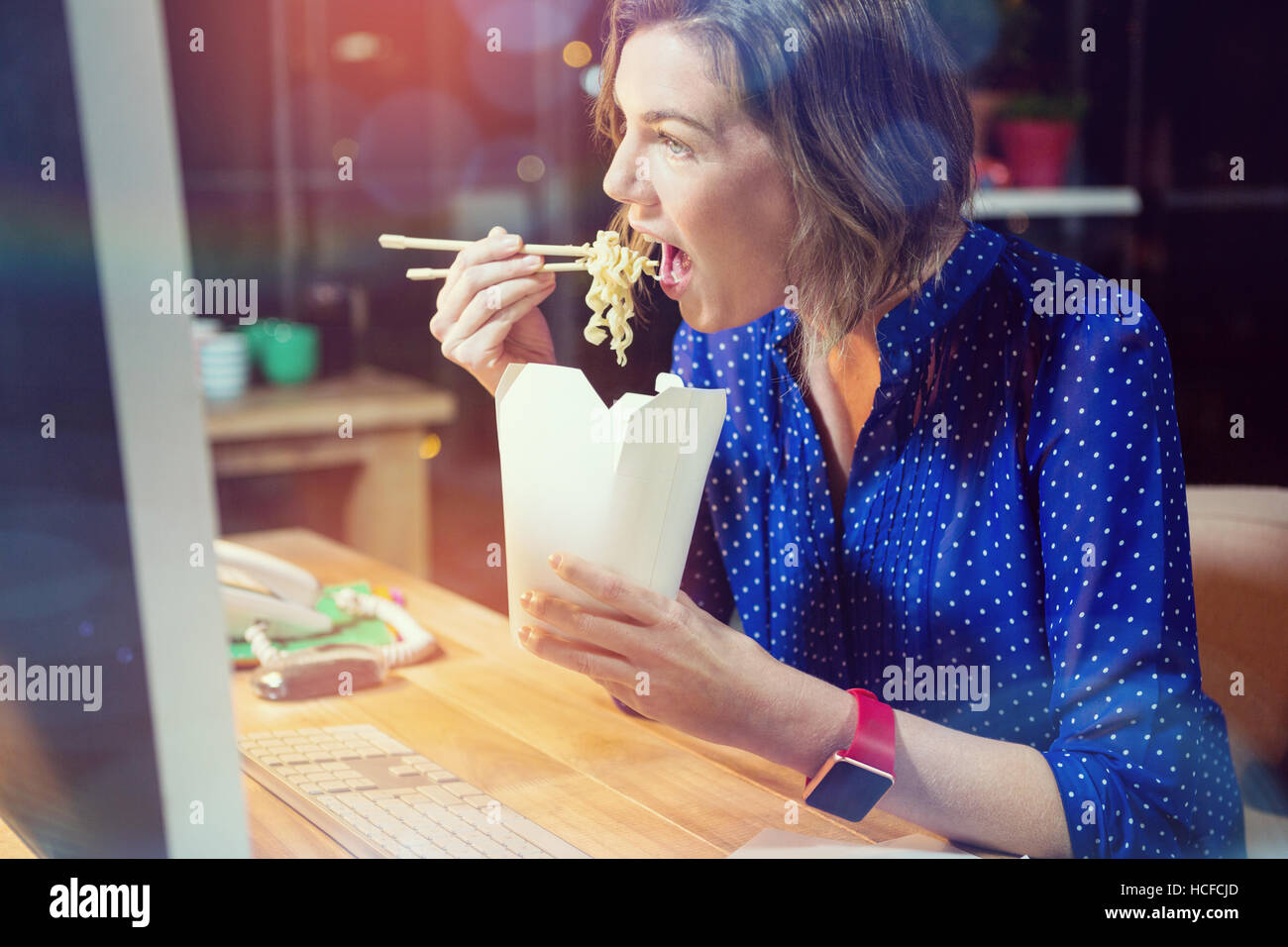 Female noodles hi-res stock photography and images - Alamy