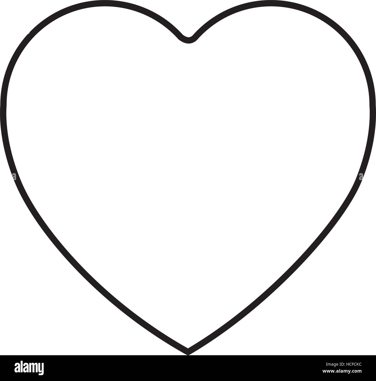 Isolated heart shape design Stock Vector Image & Art - Alamy