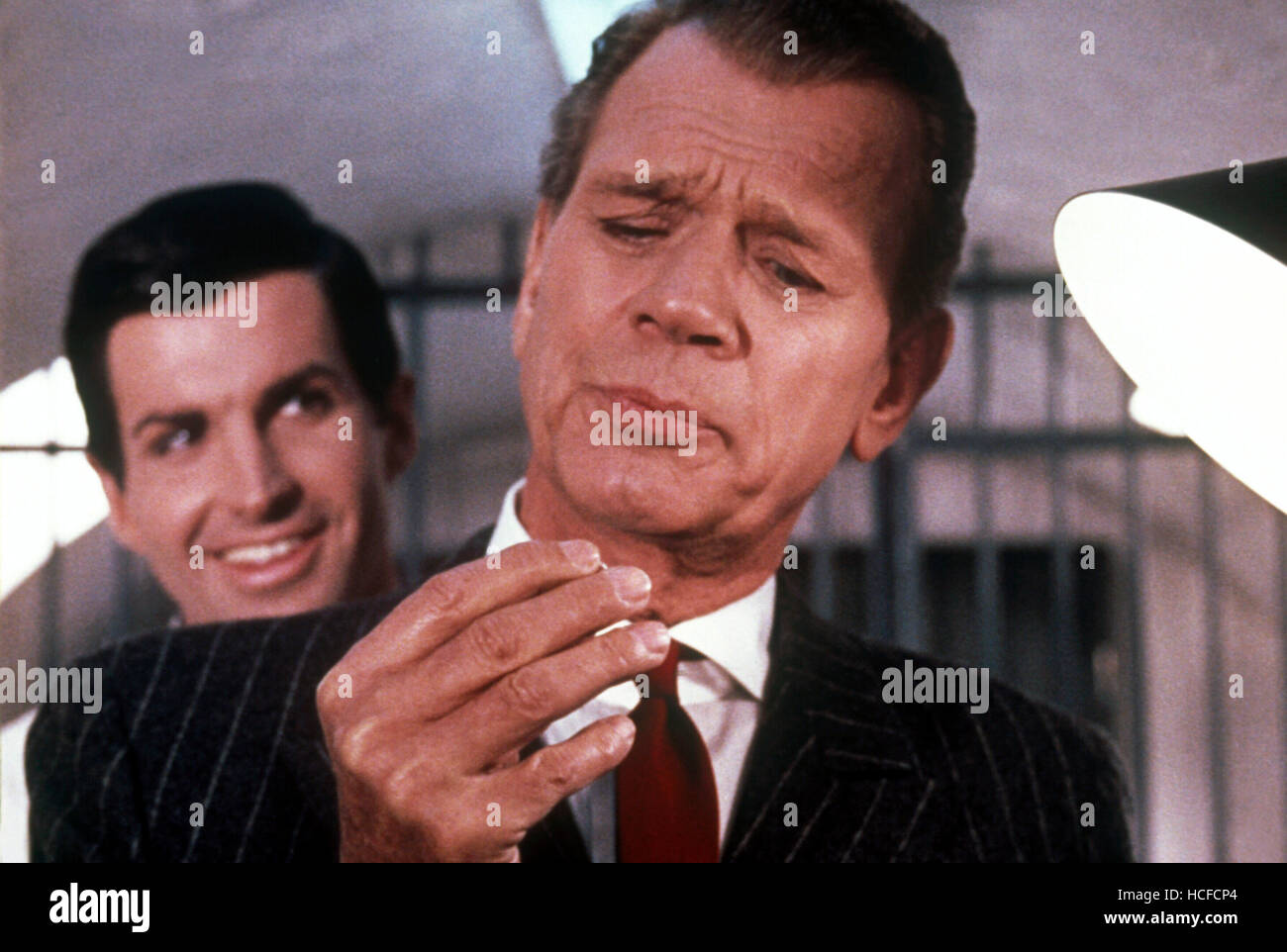 JACK OF DIAMONDS, George Hamilton (rear), Joseph Cotten, 1967 Stock ...
