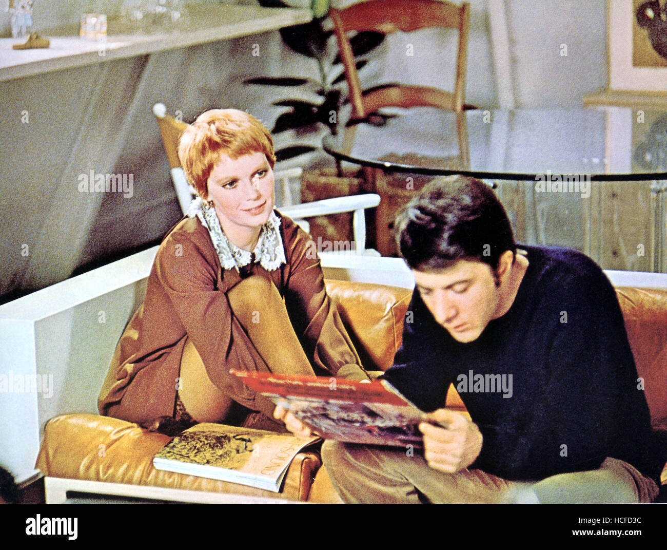 JOHN AND MARY, Mia Farrow, Dustin Hoffman, 1969, TM & Copyright (c ...