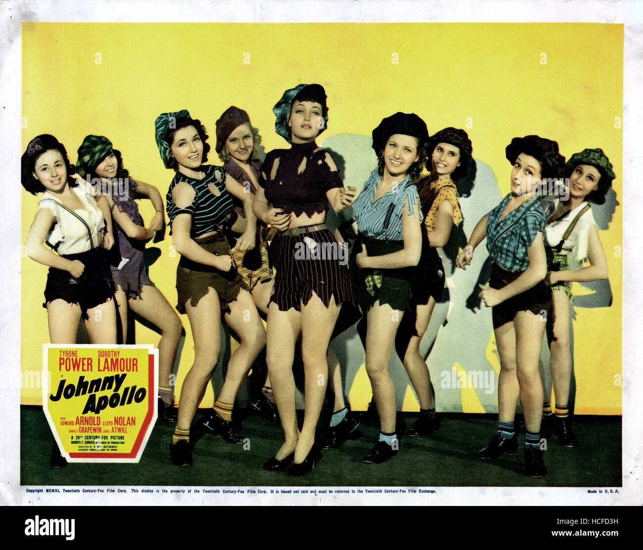 JOHNNY APOLLO, Dorothy Lamour, 1940, TM & Copyright © 20th Century Fox ...