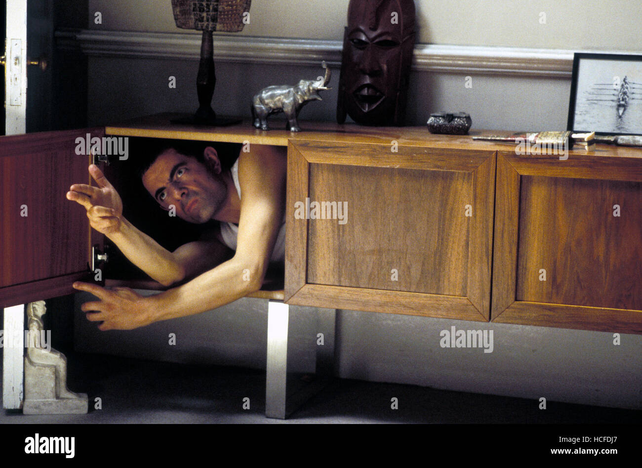 JOHNNY ENGLISH, Rowan Atkinson, 2003, (c) Universal/courtesy Everett ...