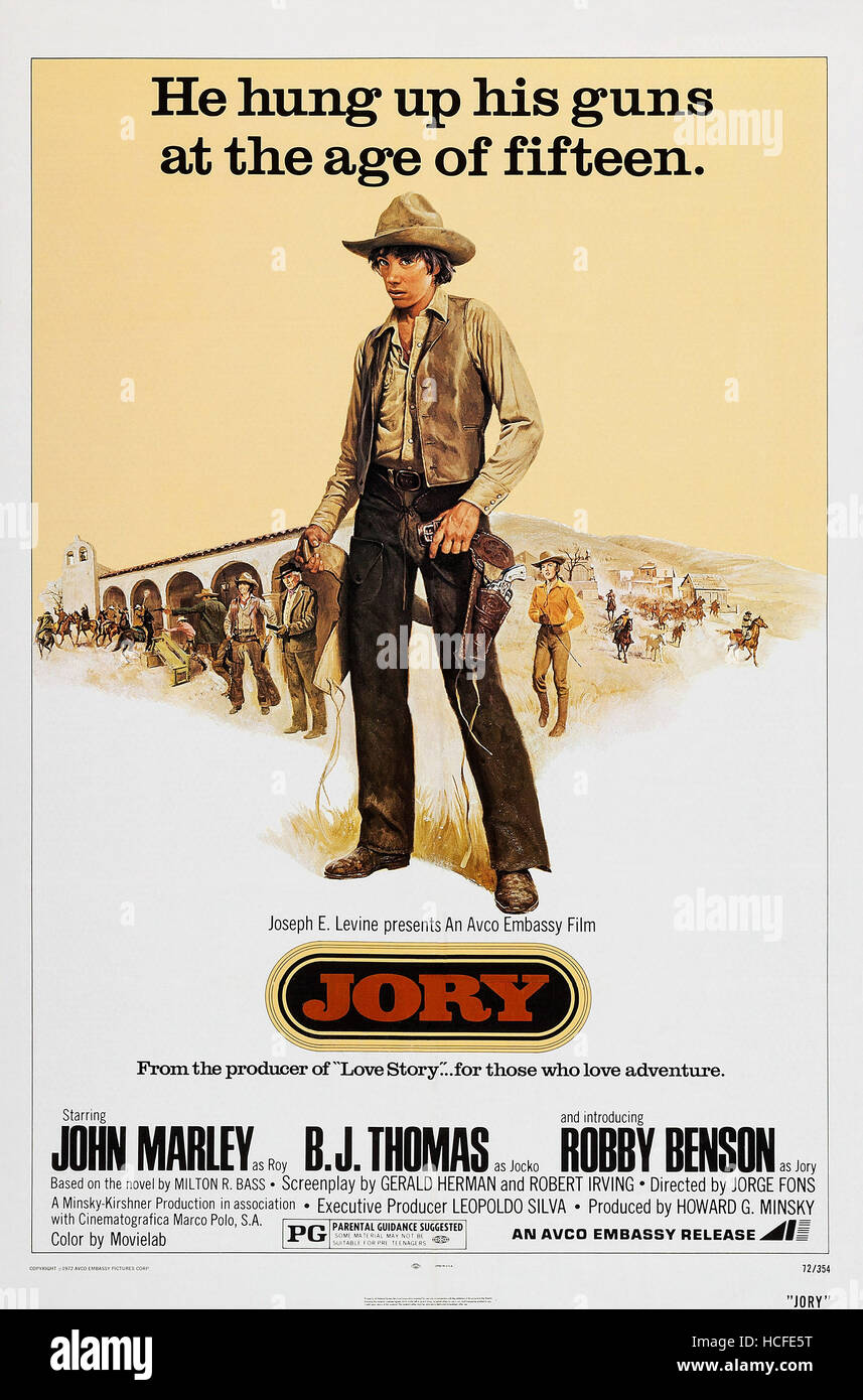 JORY, Robby Benson on poster art, 1973 Stock Photo - Alamy