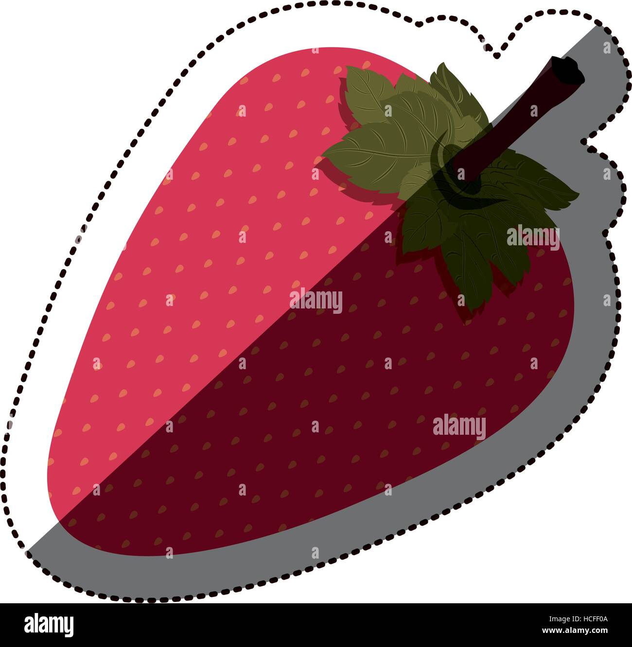 Isolated strawberry fruit design Stock Vector Image & Art - Alamy