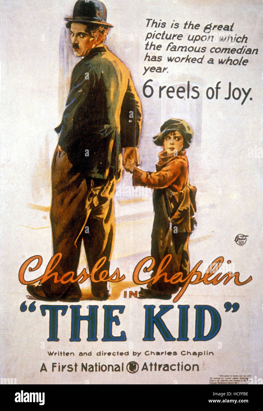 THE KID, Charlie Chaplin, Jackie Coogan, 1921 Stock Photo - Alamy