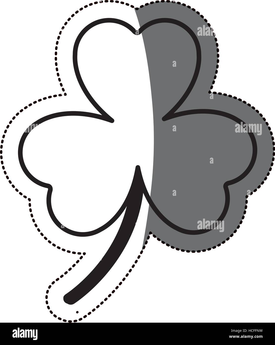 Isolated clover leaf design Stock Vector Image & Art - Alamy
