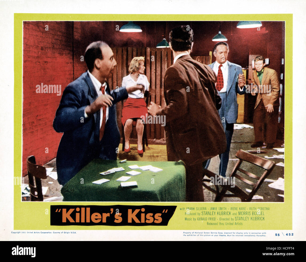 KILLER'S KISS, from left, Mike Dana, Irene Kane, (aka Chris Chase ...
