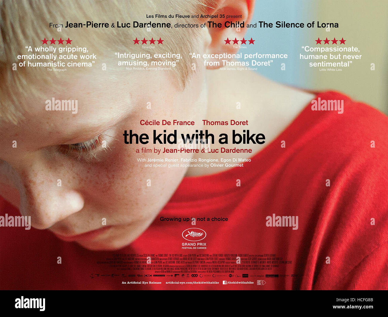 THE KID WITH A BIKE, (aka LE GAMIN AU VELO), British poster art, Thomas ...