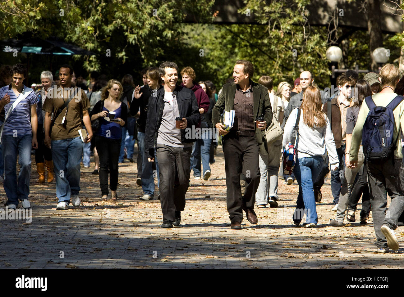 KNOWING, Nicolas Cage (right of center), 2009. ©Summit Entertainment ...