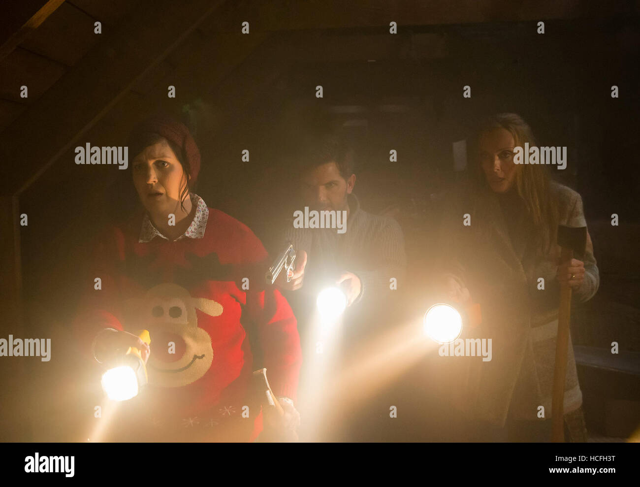 KRAMPUS, l-r: Allison Tolman, Adam Scott, Toni Collette, 2015. ph ...