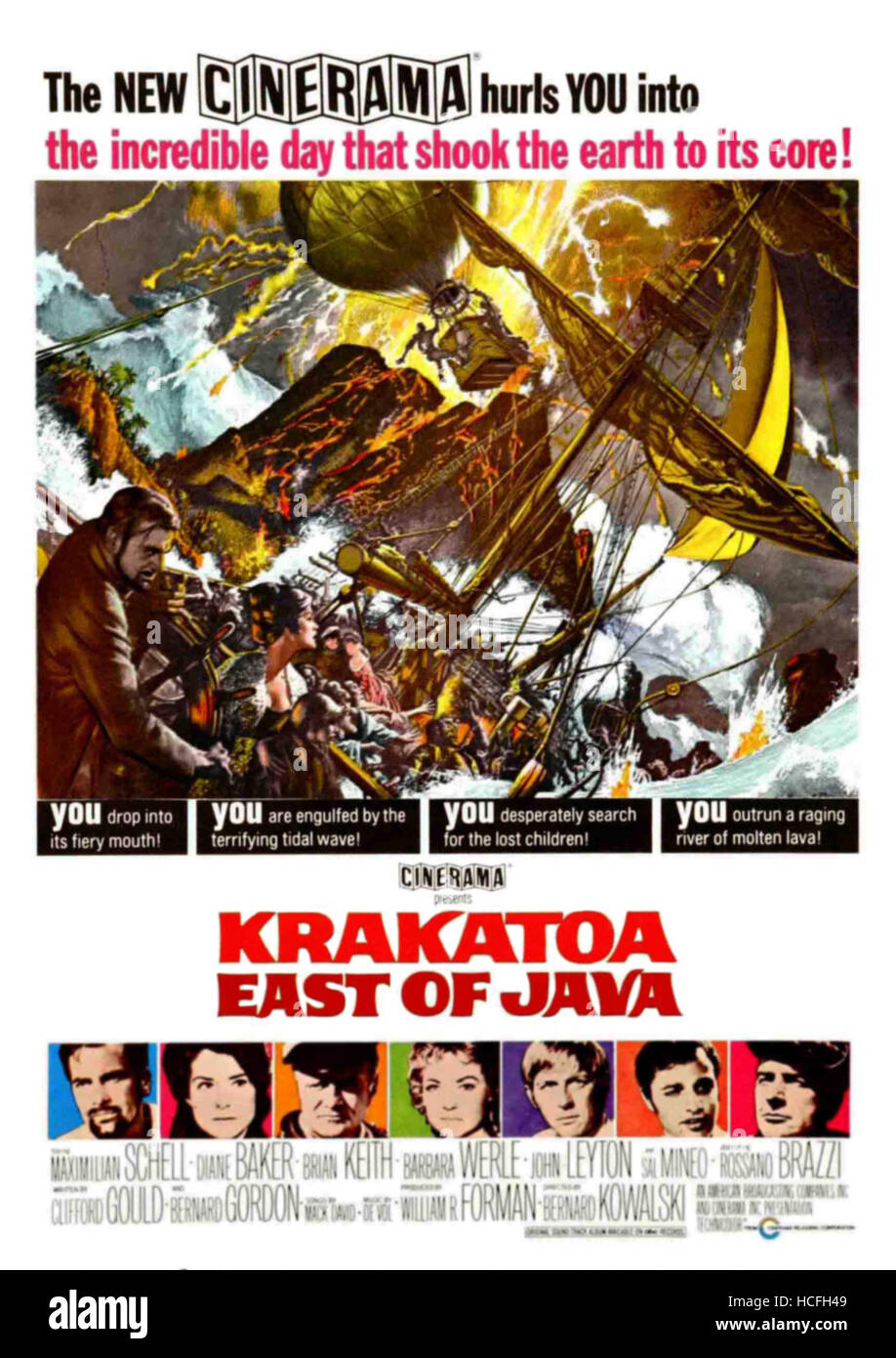 KRAKATOA: EAST OF JAVA, US poster art, 1969 Stock Photo - Alamy