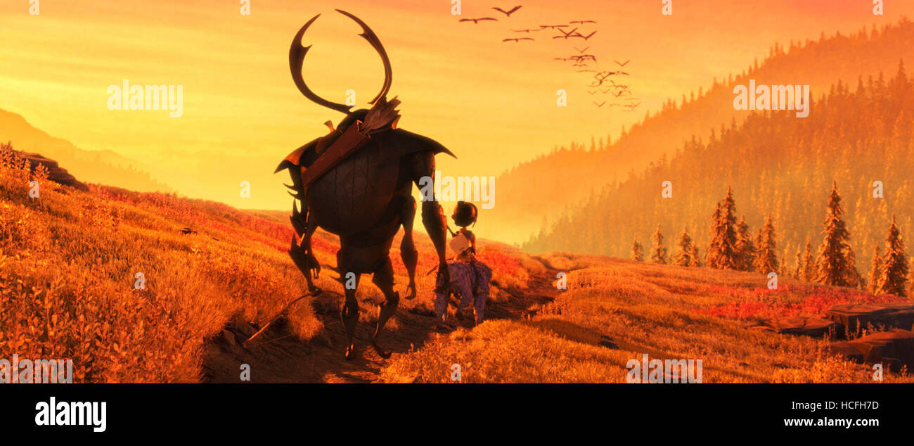 KUBO AND THE TWO STRINGS, from left: Beetle (Voice Matthew McConaughey ...