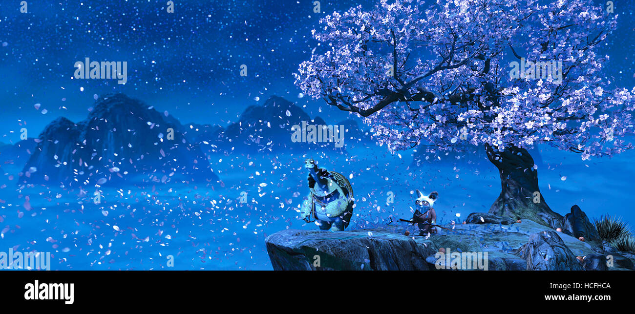 KUNG FU PANDA, from left: Oogway (voice: Randall Duk Kim), Shifu (voice ...