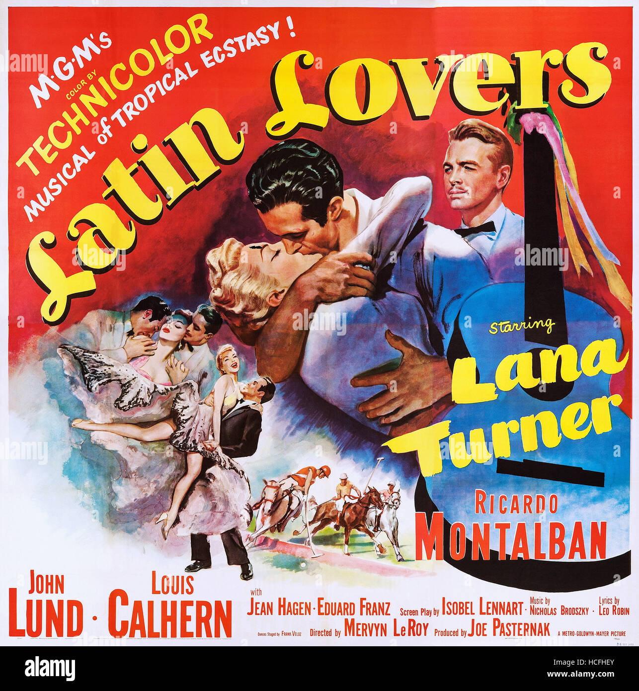 LATIN LOVERS, US poster art, from center: Lana Turner, Ricardo ...