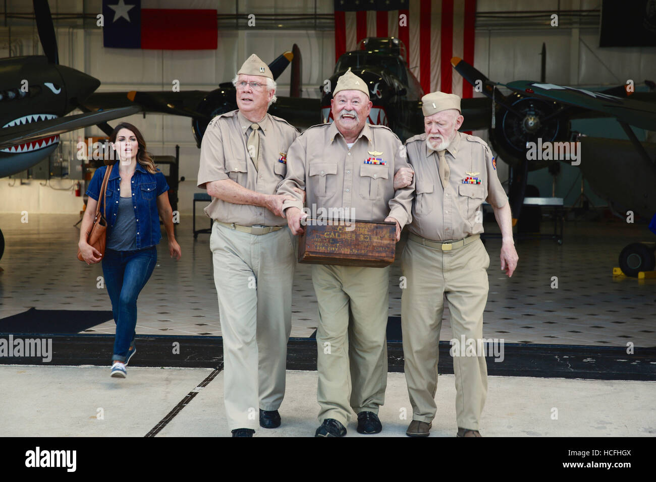 LAST MAN CLUB, from left: Kate French, Jim Mackrell, Barry Corbin ...