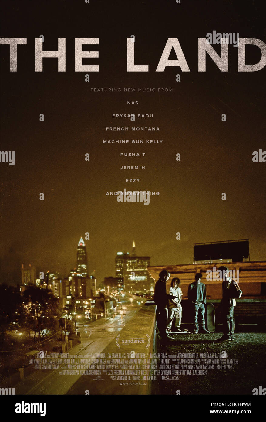 THE LAND, US poster, from left: Rafi Gavron, Moises Arias, Ezri Walker ...
