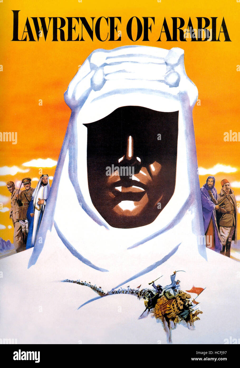 LAWRENCE OF ARABIA, poster art, 1962 Stock Photo - Alamy