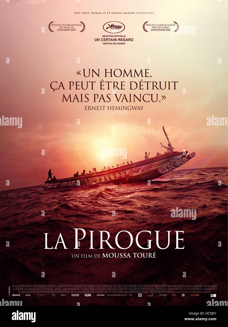LA PIROGUE, French poster art, 2012. ©ArtMattan Productions/Courtesy ...