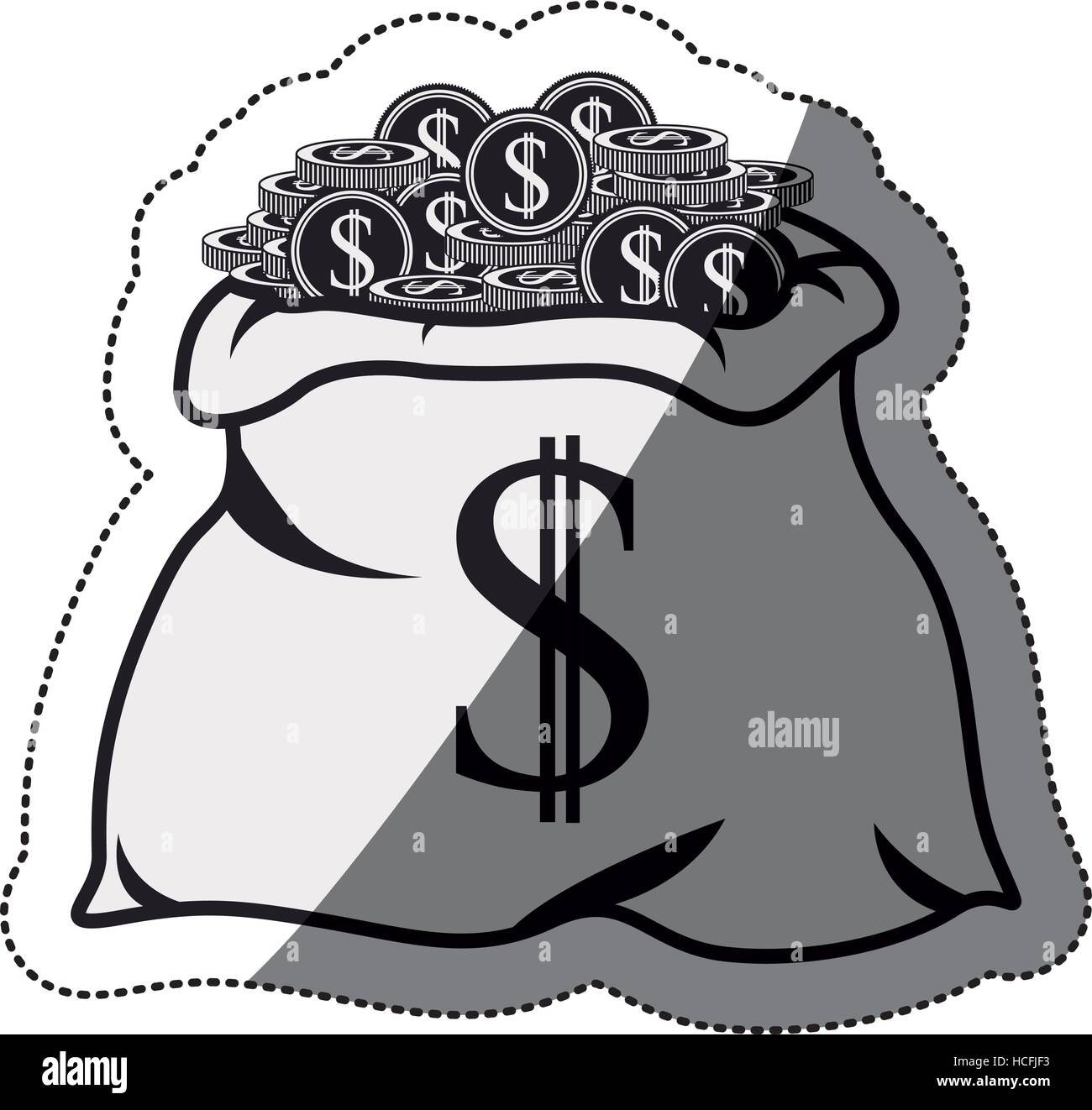 Isolated money bag design Stock Vector Image & Art - Alamy