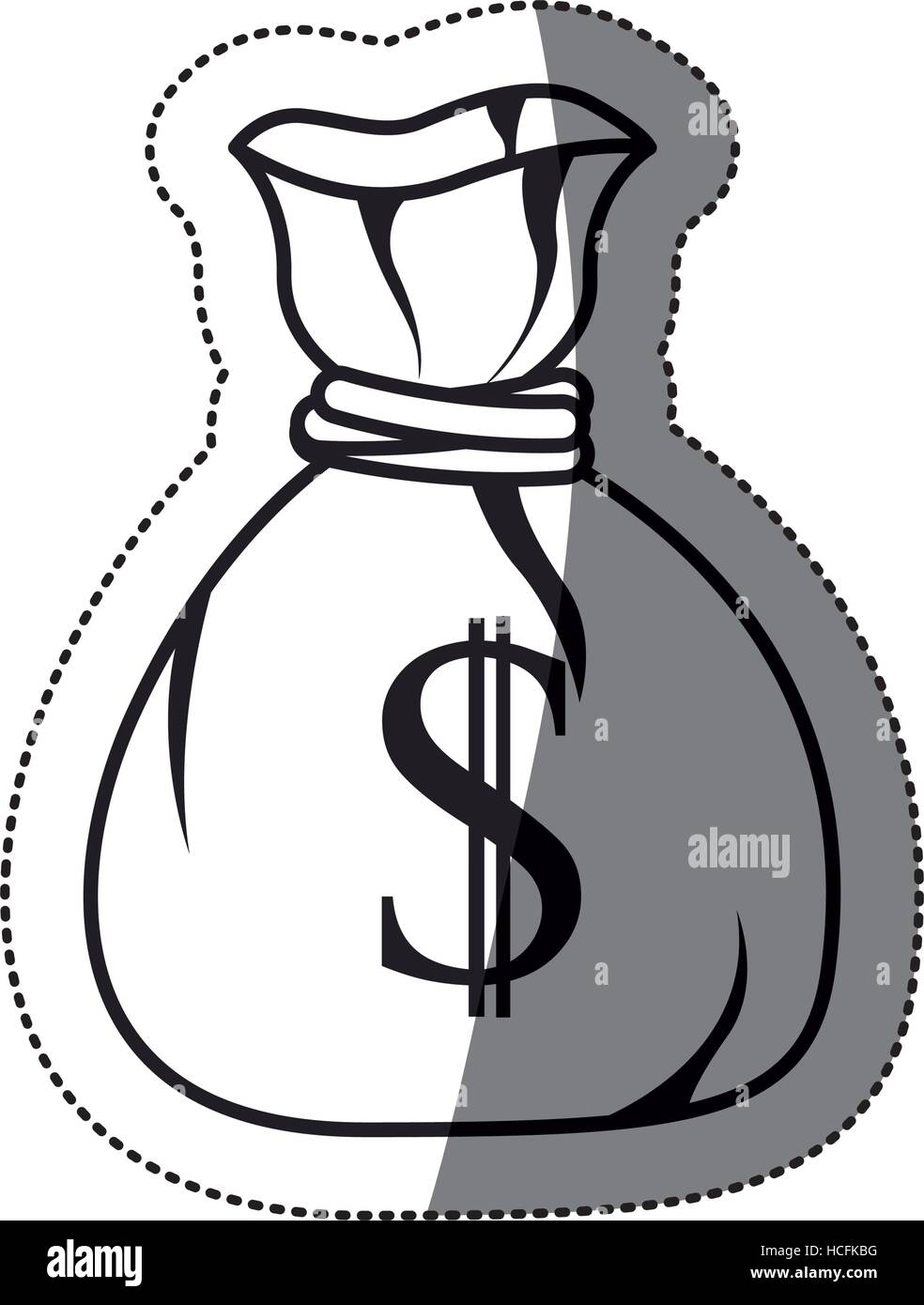 Isolated money bag design Stock Vector Image & Art - Alamy