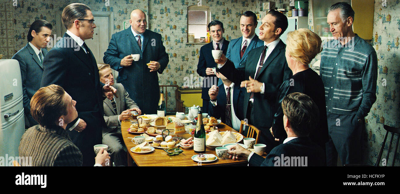 LEGEND, standing center left and right: Tom Hardy, seated: Charley ...