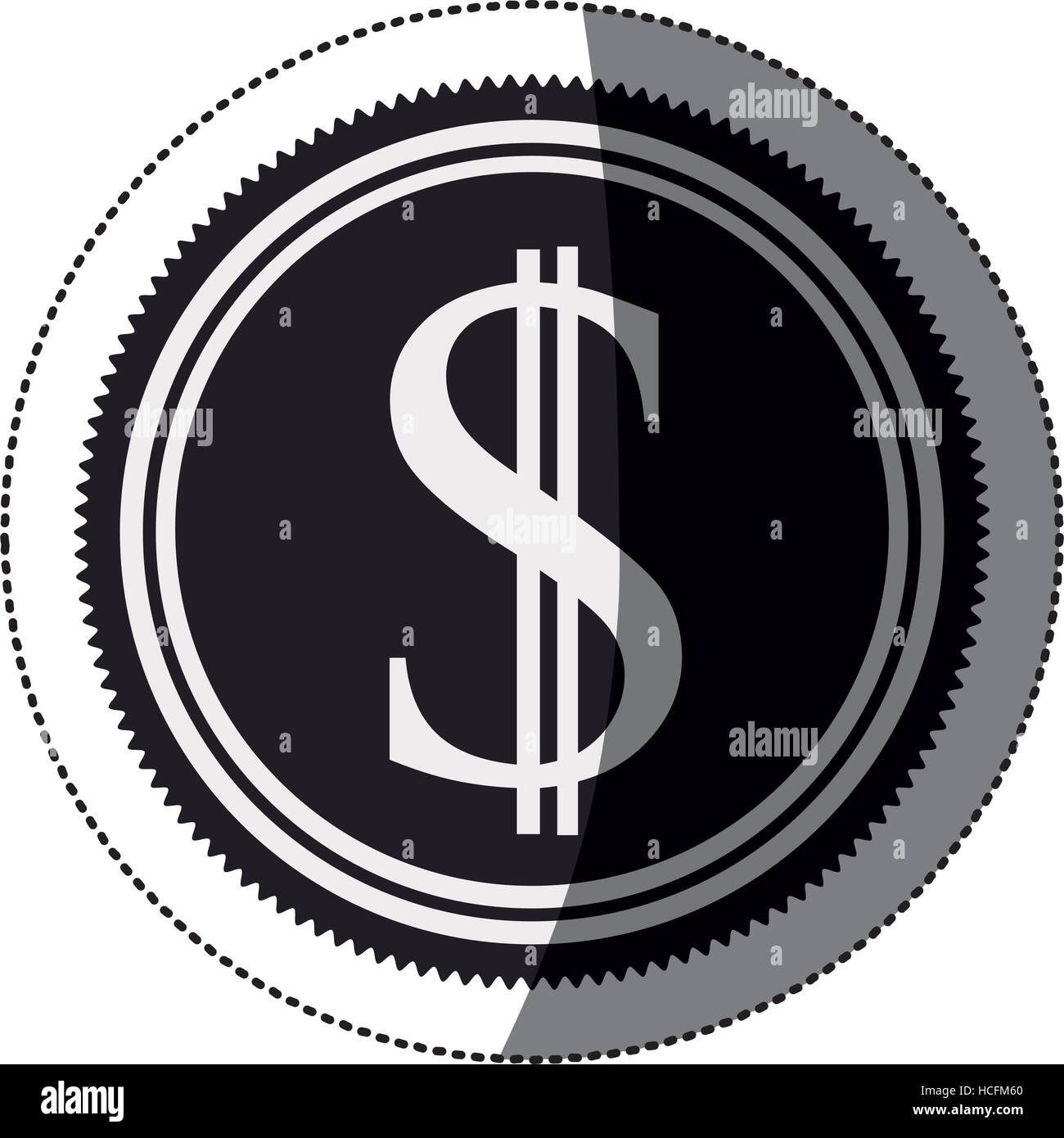 Isolated coin design Stock Vector Image & Art - Alamy