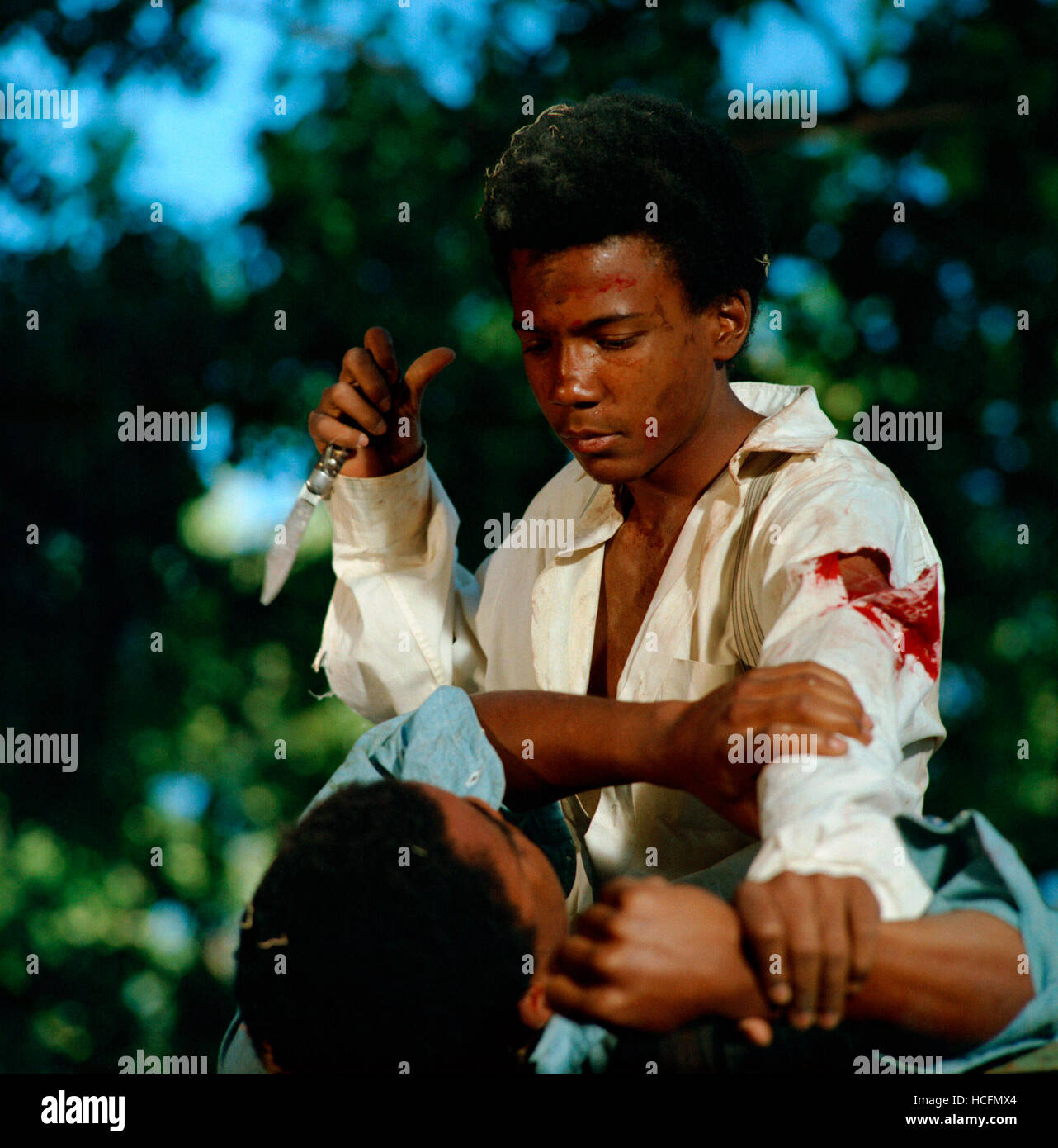 THE LEARNING TREE, Kyle Johnson (with knife), Alex Clarke, 1969 Stock ...