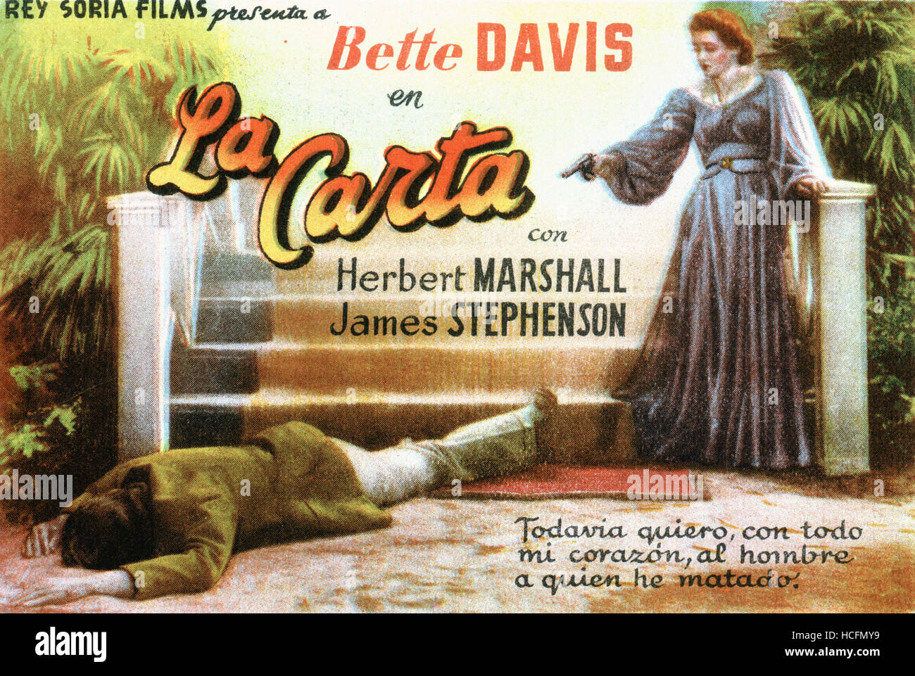 THE LETTER, Bette Davis, 1940 Stock Photo - Alamy