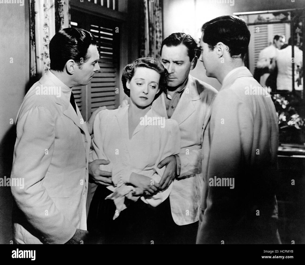 THE LETTER, from left: James Stephenson, Bette Davis, Herbert Marshall ...