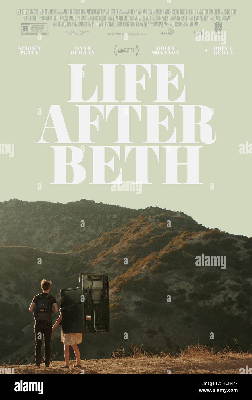 LIFE AFTER BETH, US poster art, from left: Dane DeHaan, Aubrey Plaza ...