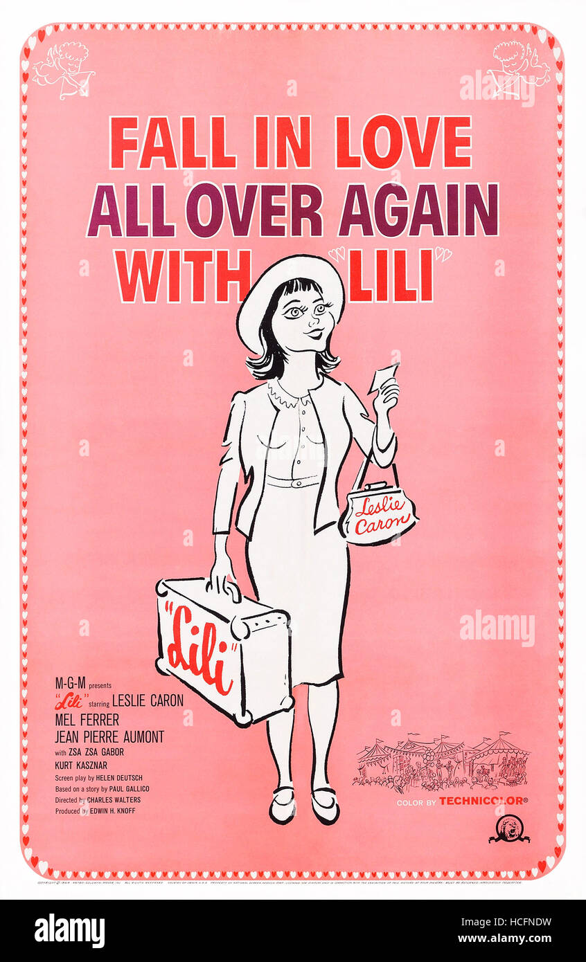 Leslie caron poster hi-res stock photography and images - Alamy