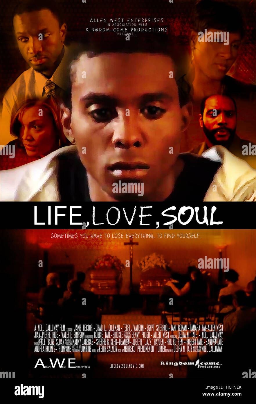 LIFE, LOVE, SOUL, US poster art, Tamara Fay (bottom left), Jamie Hector ...