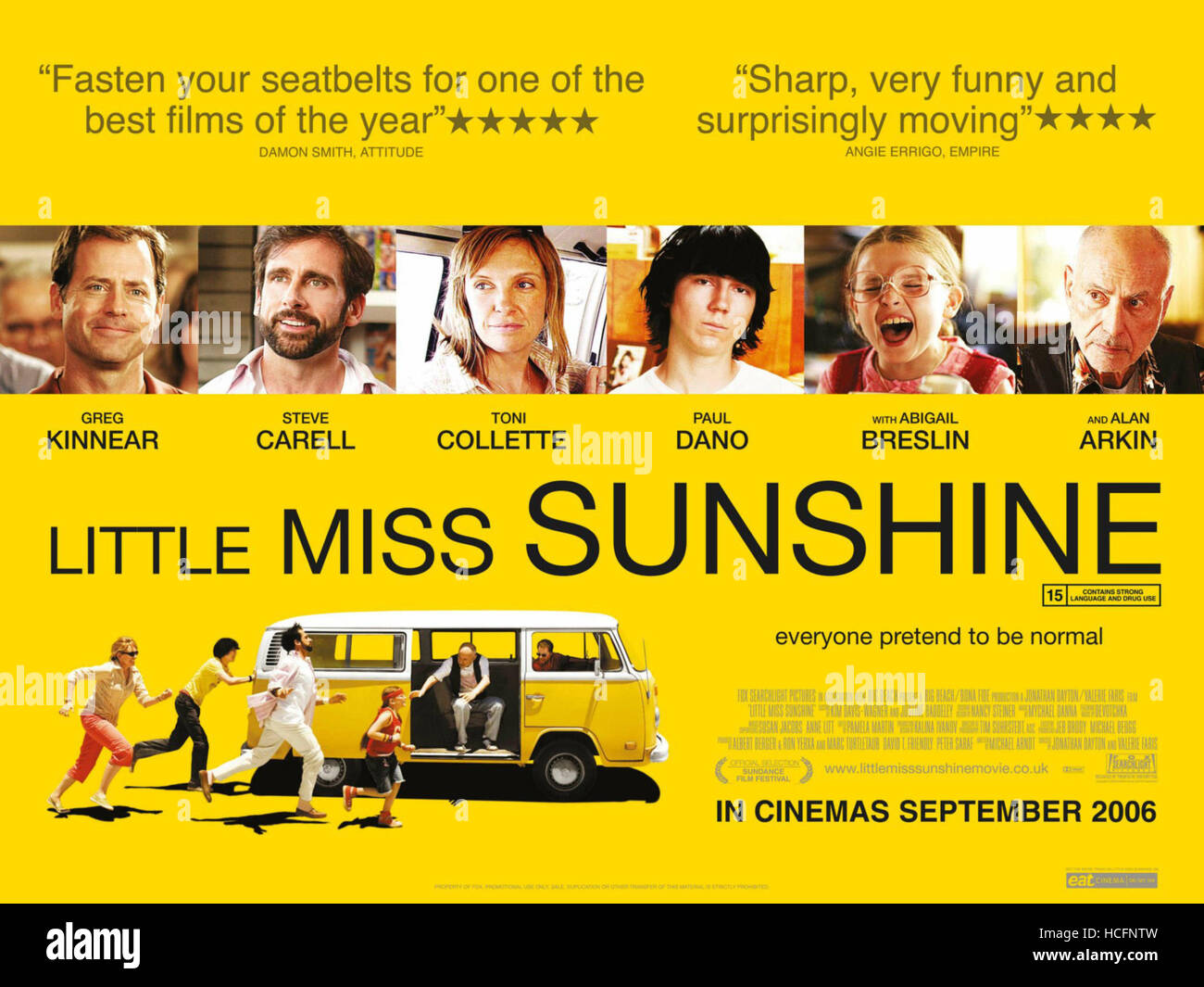 LITTLE MISS SUNSHINE, British poster art, top, from left: Greg Kinnear ...
