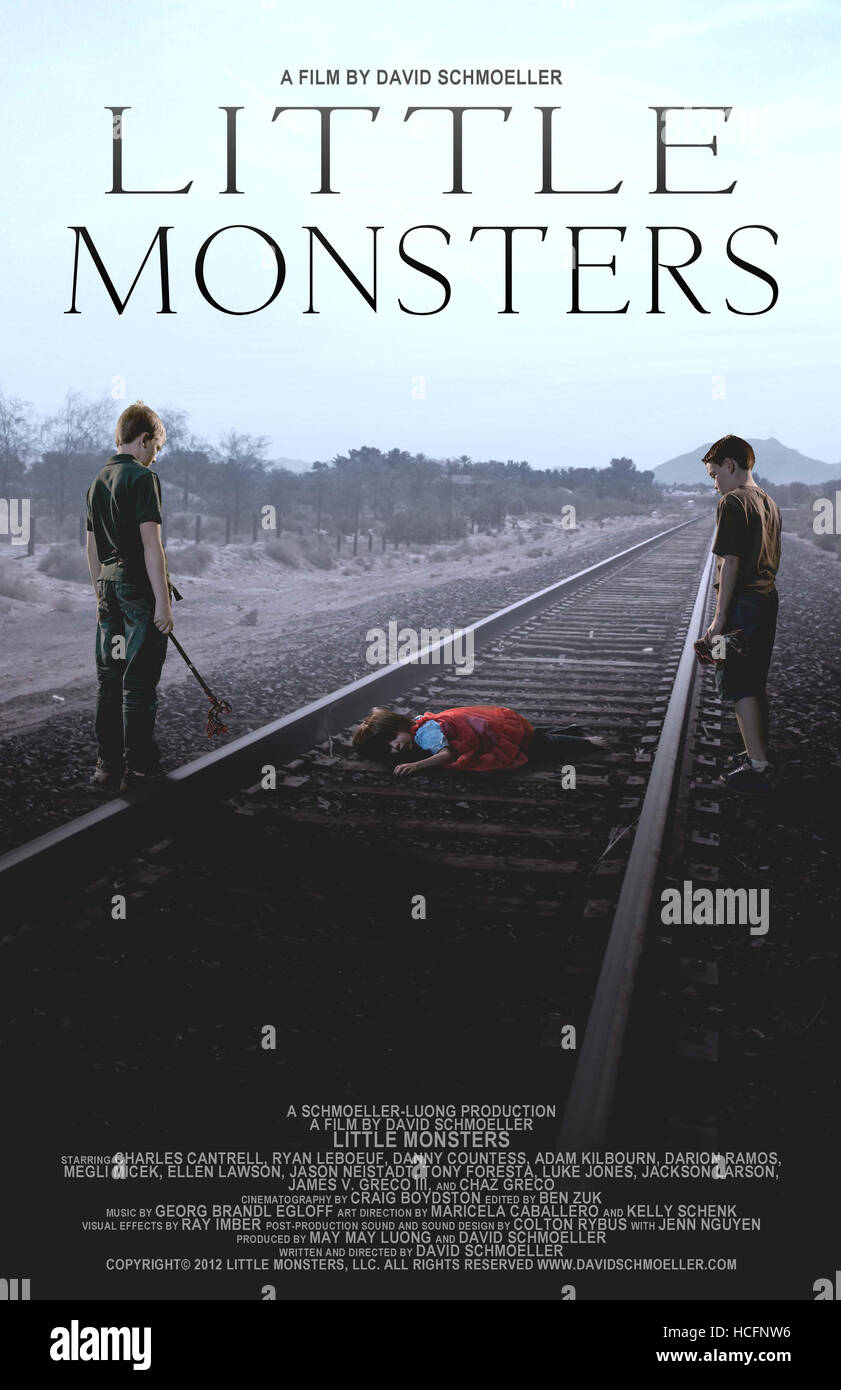 LITTLE MONSTERS, International poster art, 2012 Stock Photo - Alamy