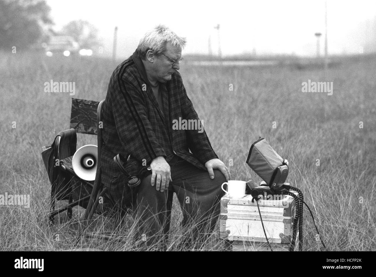 LIFE OF DAVID GALE, Director Alan Parker on the set, 2003, (c ...