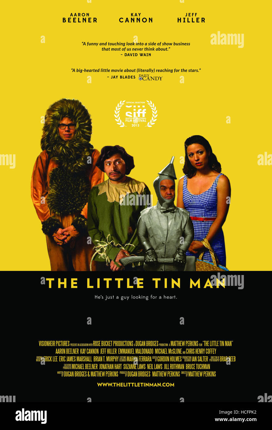 THE LITTLE TIN MAN, International poster art, Jeff Hiller (left), Aaron ...