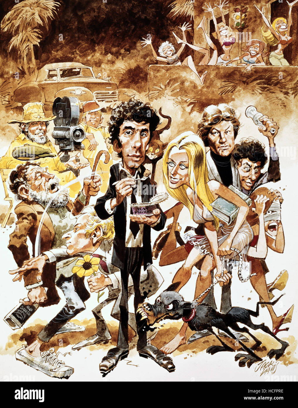 THE LONG GOODBYE, Robert Altman, Sterling Hayden, Henry Gibson, Elliott ...