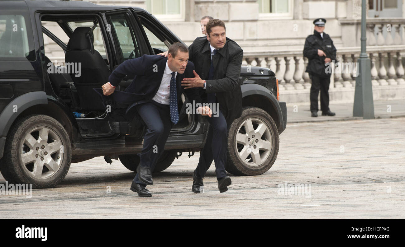 LONDON HAS FALLEN, from left: Aaron Eckhart, Gerard Butler, 2015. ph ...