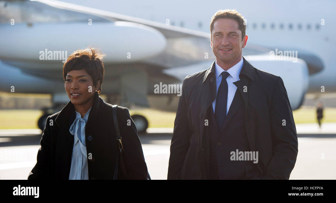 LONDON HAS FALLEN, front, from left: Angela Bassett, Gerard Butler ...