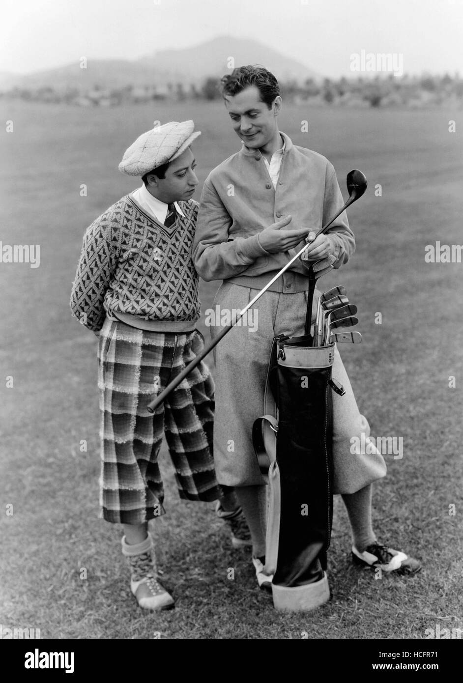 LOVE IN THE ROUGH, Benny Rubin, Robert Montgomery, 1930 Stock Photo - Alamy