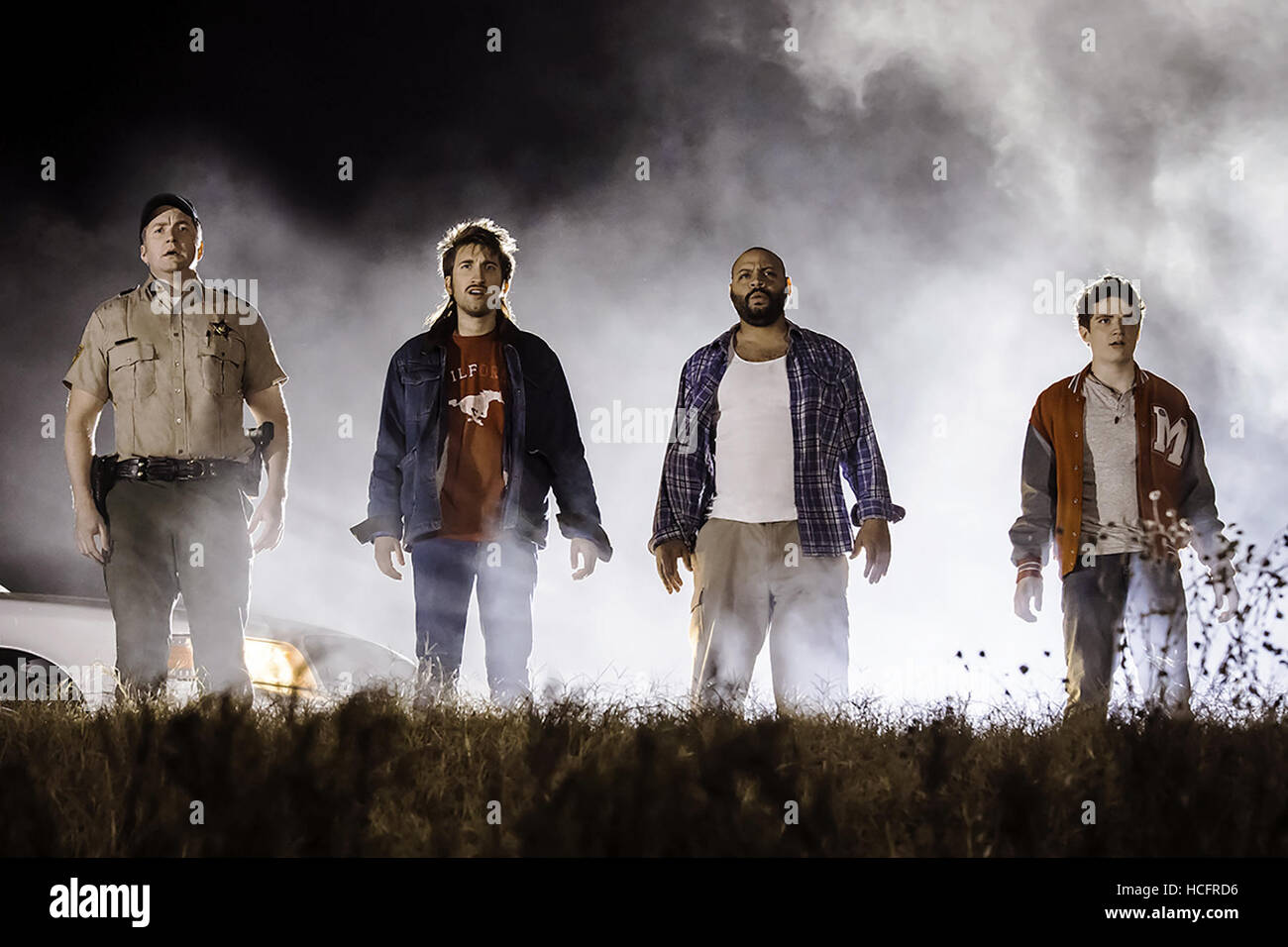 LAZER TEAM, from left: Burnie Burns, Gavin Free, Colton Dunn, Michael ...