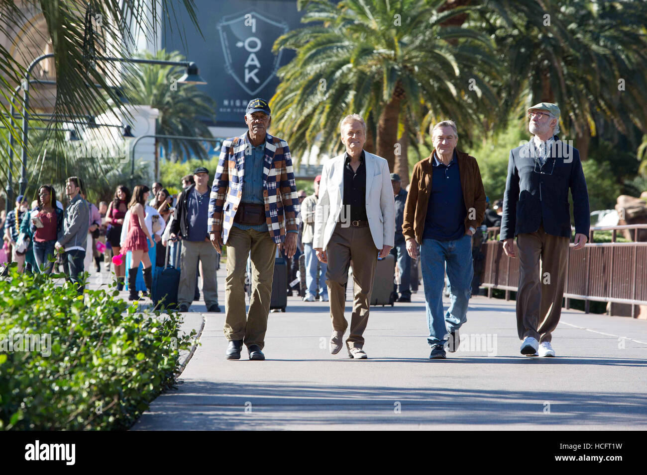 LAST VEGAS, from left: Morgan Freeman, Michael Douglas, Robert De Niro ...